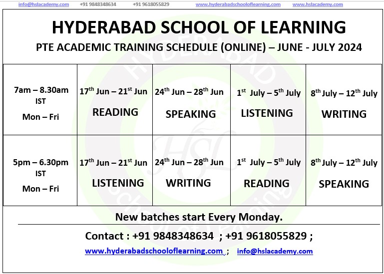 :::Hyderabad School Of Learning:::
